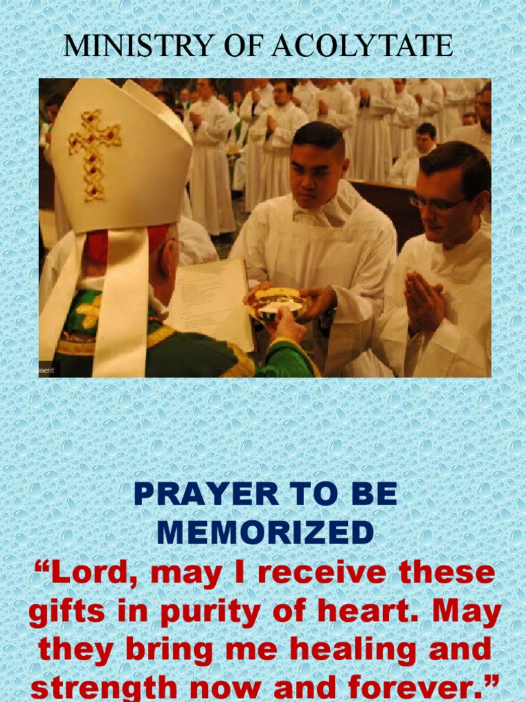 Acolyte Ministry in Catholic Worship | PDF | Eucharist | Mass (Liturgy)