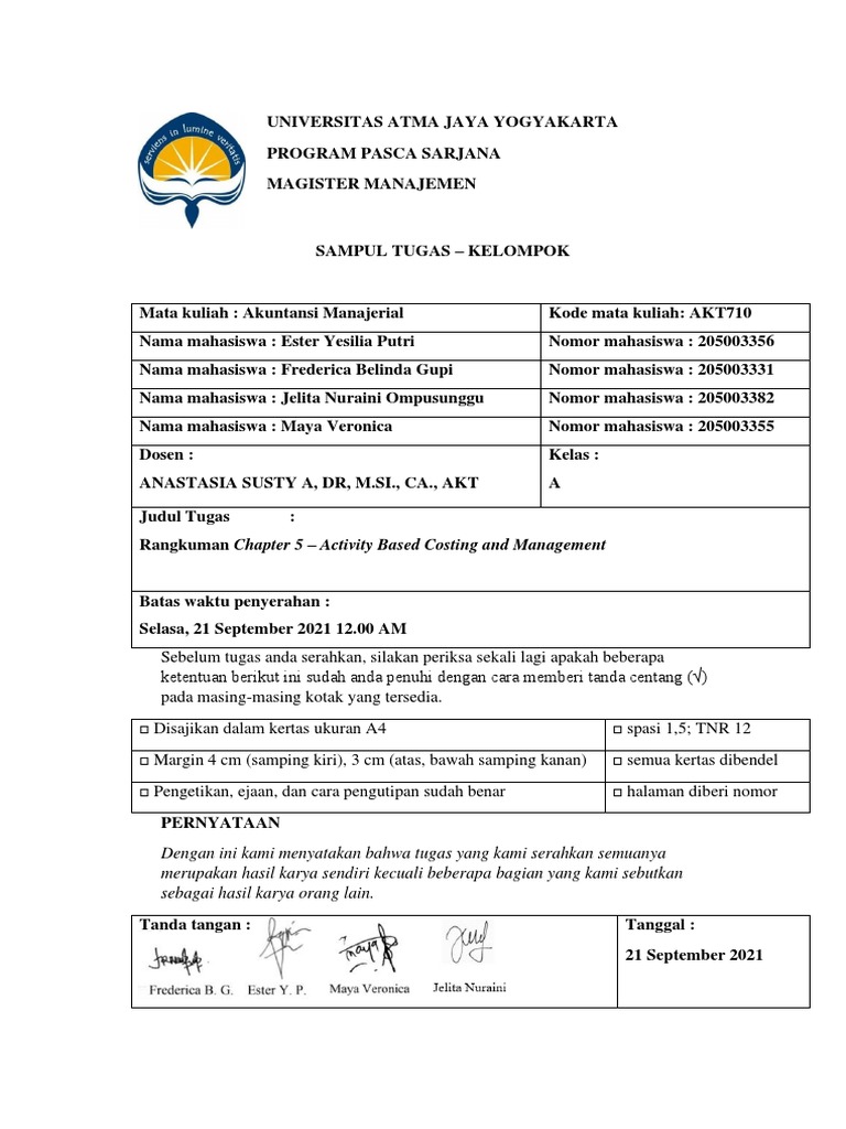 Chapter 5 - Activity Based Costing Management | PDF