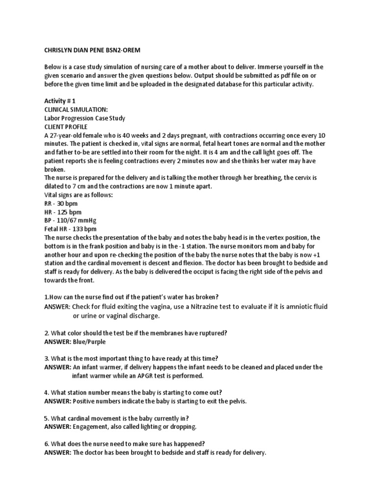 Check For Fluid Exiting The Vagina, Use A Nitrazine Test To Evaluate If ...