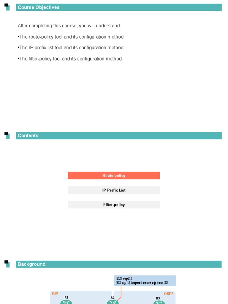 15.routing Basics - Route Policy | PDF | Computer Network | Internet ...