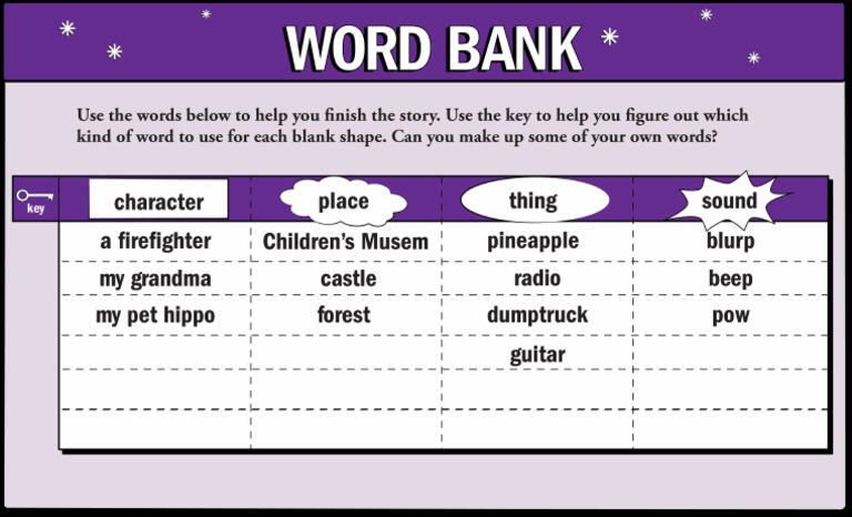 Word Bank | PDF