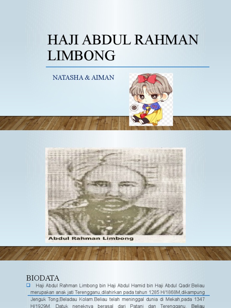 Haji Abdul Rahman Limbong | PDF