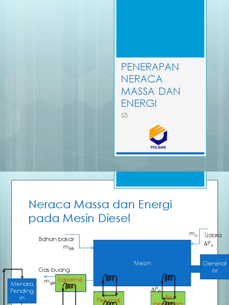 Penerapan Neraca Massa Dan Nerca Energi | PDF