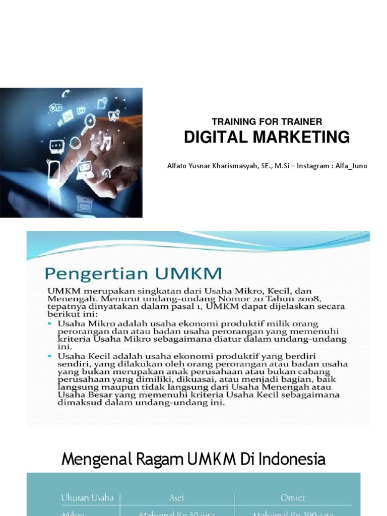 Digital Marketing | PDF | Karier & Perkembangan | Bisnis