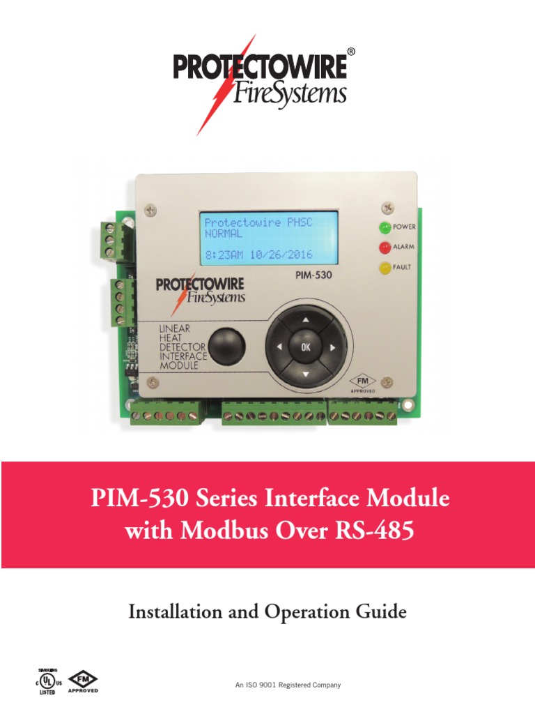 PIM-530 Series Interface Module With Modbus Over RS-485: Installation ...