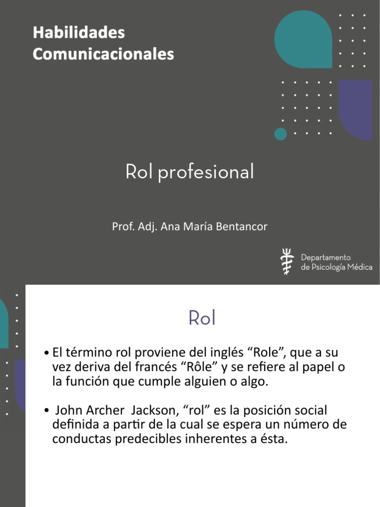 Rol Profesional | PDF | Partería | Medicina