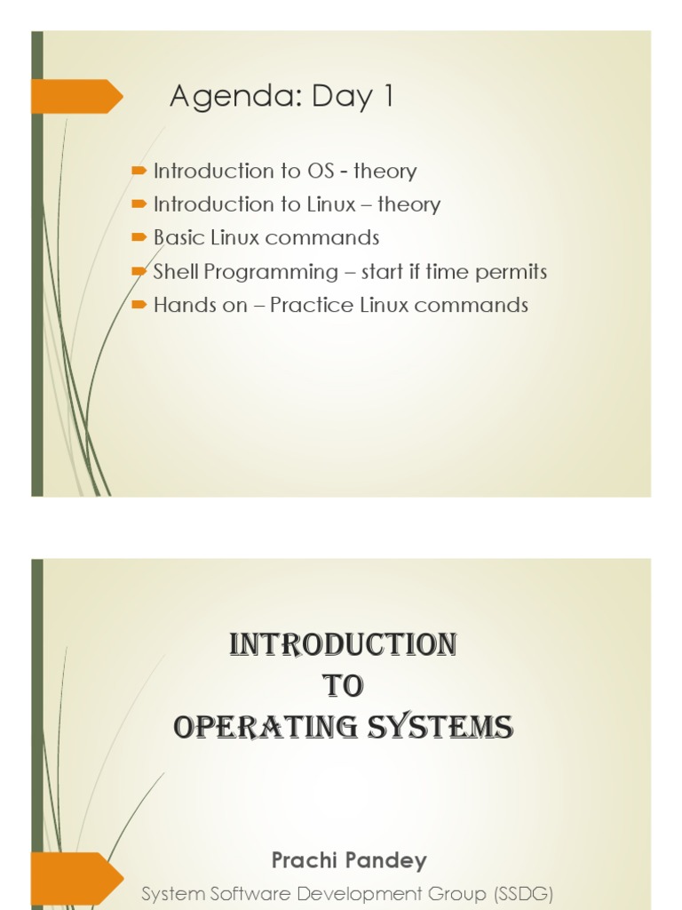 Day1 S1 OS Intro | PDF | Operating System | Process (Computing)