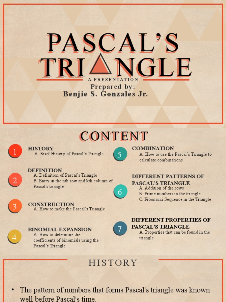 Pascal Triangle | PDF | Mathematics | Elementary Mathematics