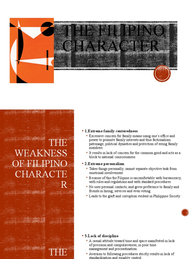 The Filipino Character | PDF | Value (Ethics) | Philosophical Theories