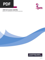 APM Full Membership Application Guide | PDF | Project Management | Business