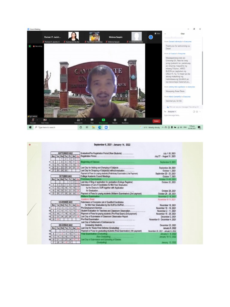 CvSU Tanza 1st Day Orientation | PDF