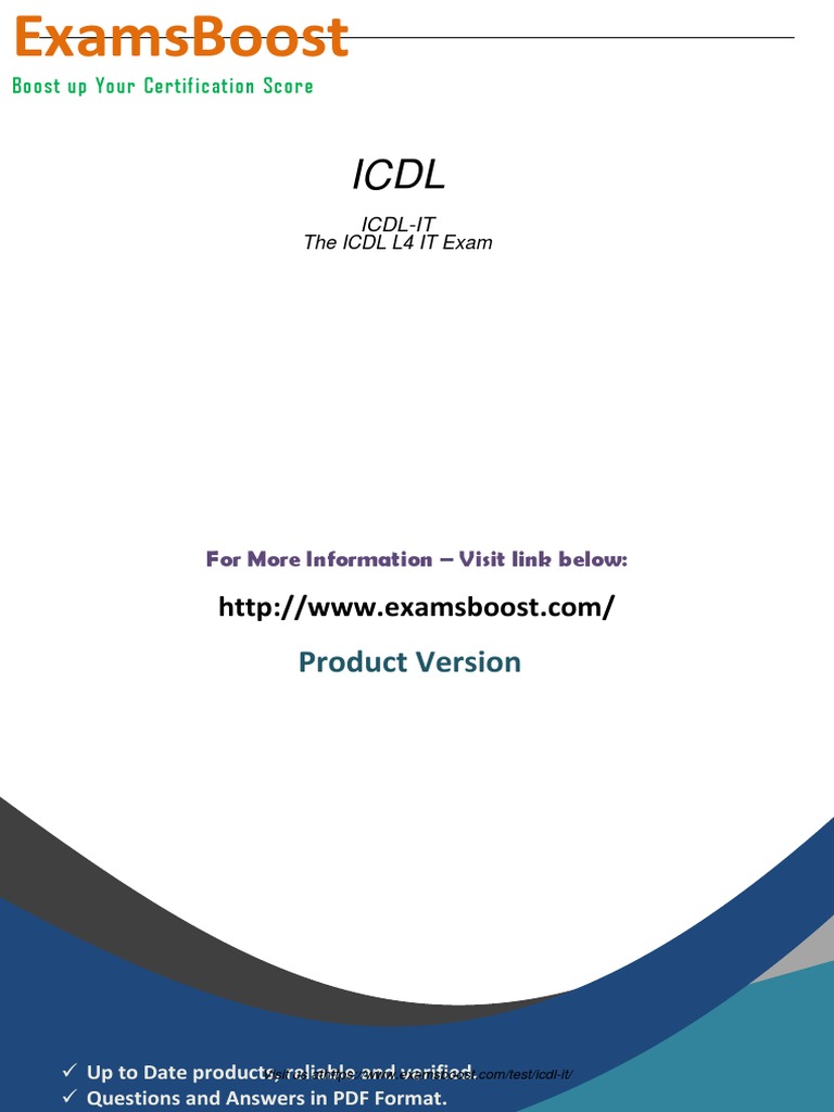 Boosting Your ICDL-IT Certification Exam Score with Up-to-Date ...
