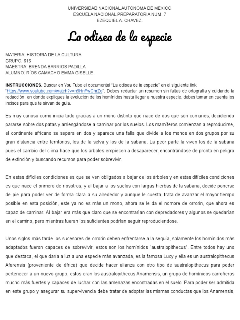 La Odisea de La Especie | PDF | neanderthal | Homo