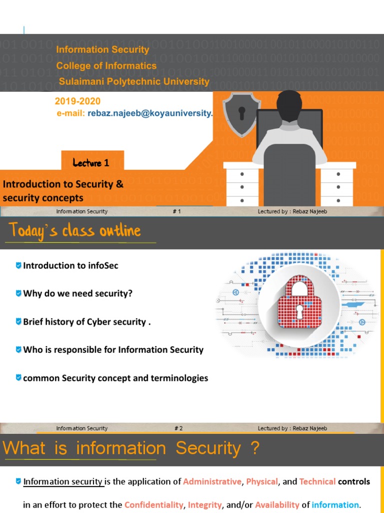 Information Security College of Informatics Sulaimani Polytechnic ...