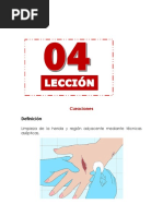 Departamental Práctico Punto Sarnoff PDF | PDF | Herida | Medicina CLINICA