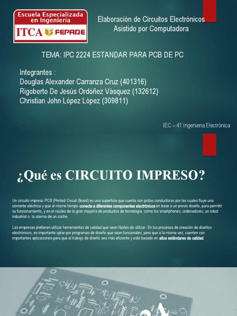 Ipc-2224 Iec 41 | PDF | Placa de circuito impreso | Informática