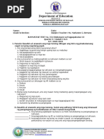 Esp 10 4TH Quarter Exam | PDF