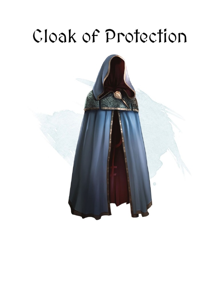 Cloak of Protection | PDF