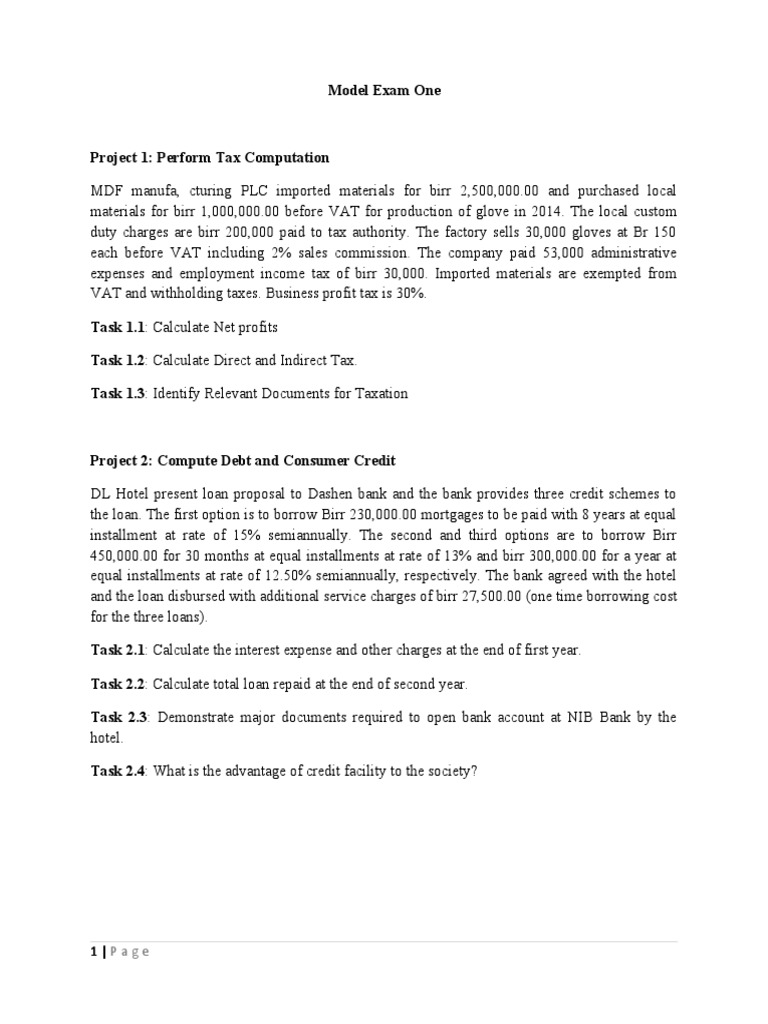 Leve 2 Coc Exam | PDF | Taxes | Value Added Tax