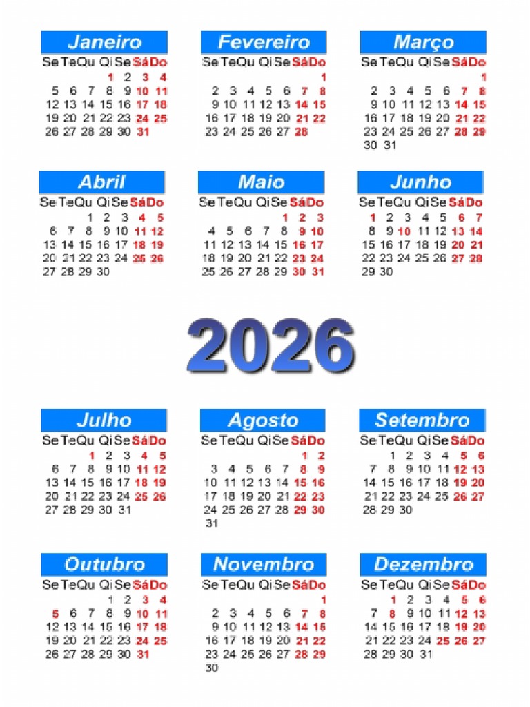 Calendario 2026 | PDF