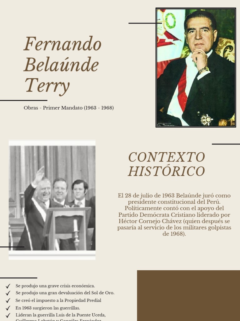 Fernando Belaúnde Terry | PDF | Gobierno | América del Sur