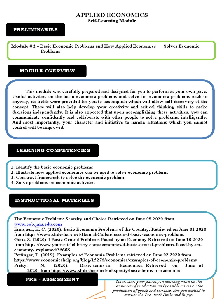 Q1 - M2 Applied Econ | PDF | Economics | Labour Economics