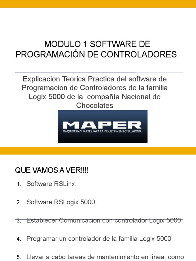 Modulo 3 Programacion de PLC | PDF | Controlador lógico programable ...