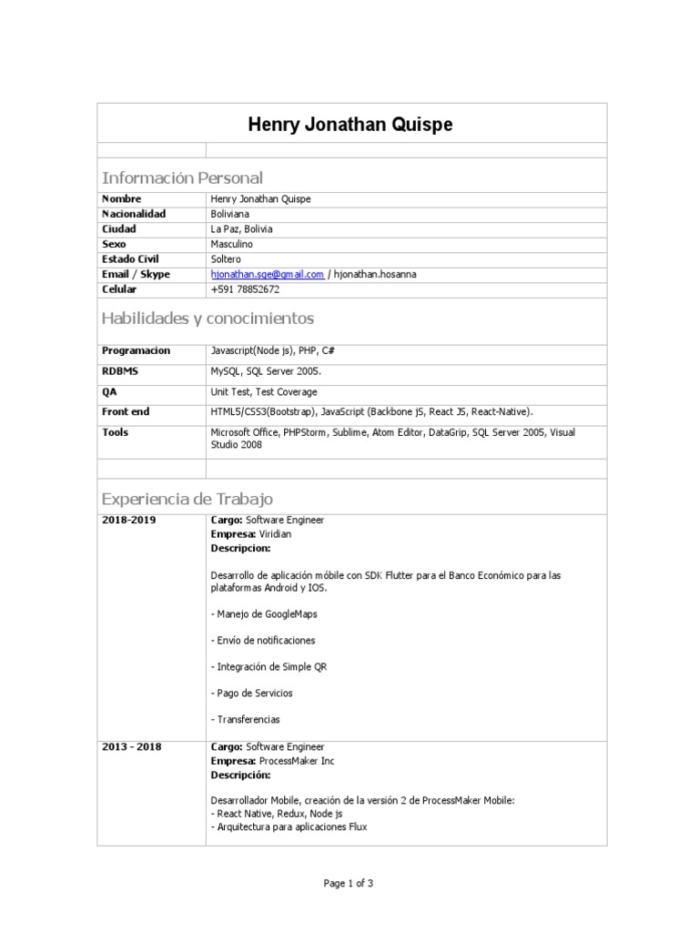 C.I Henry Jonathan Quispe | PDF | Mi sql | Php