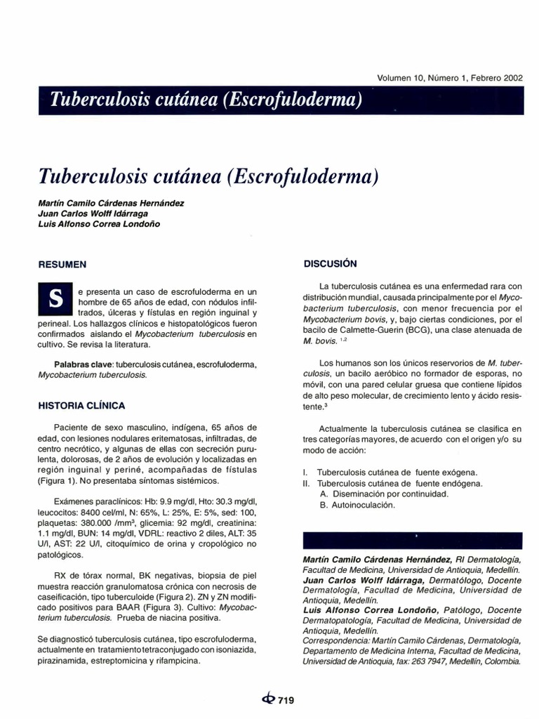 635-Texto Del Artículo-1185-1-10-20190704 | PDF | Tuberculosis ...