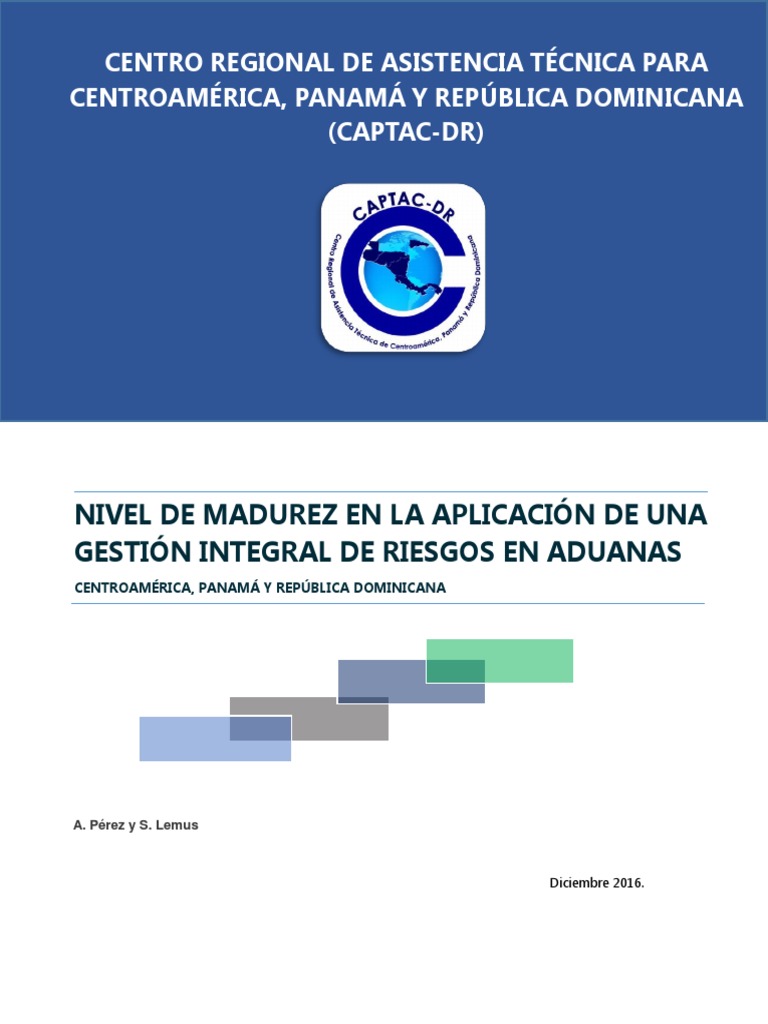 Gestion Integral de Riesgos en Aduanas-2016 | PDF | aduana ...