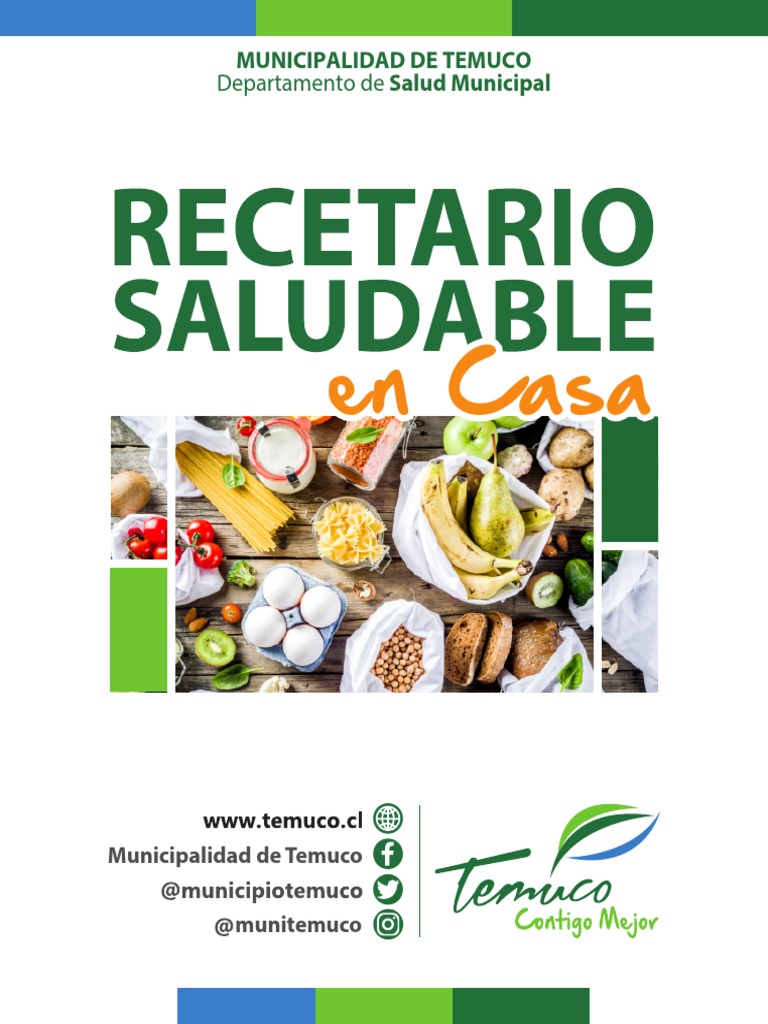 Libro Recetario Saludables 2020 | PDF | Alimentos | Panes