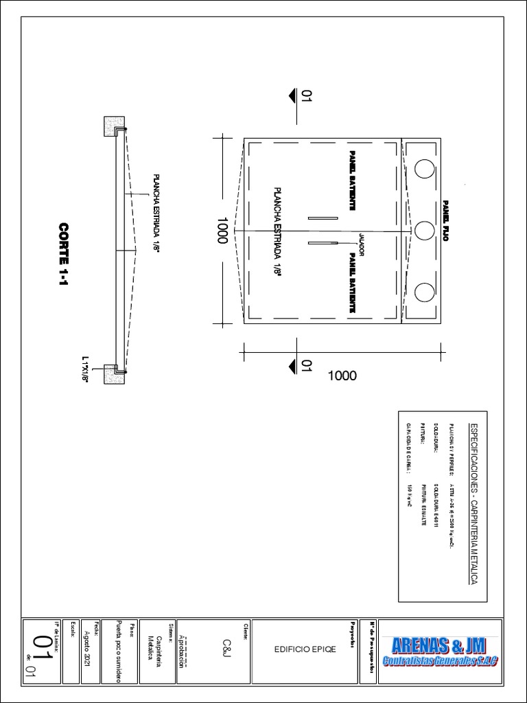 Plano Pozo Sumidero | PDF