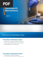 GeneXpert System Maintenance Log | PDF