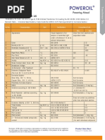 Hyvolt II Transformer Oil Properties | PDF | Physical Sciences | Materials