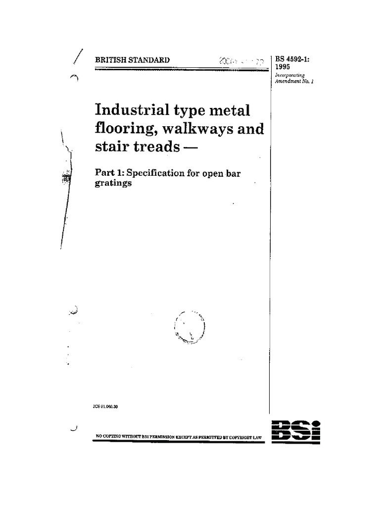 BS 4592-1-1995 | PDF