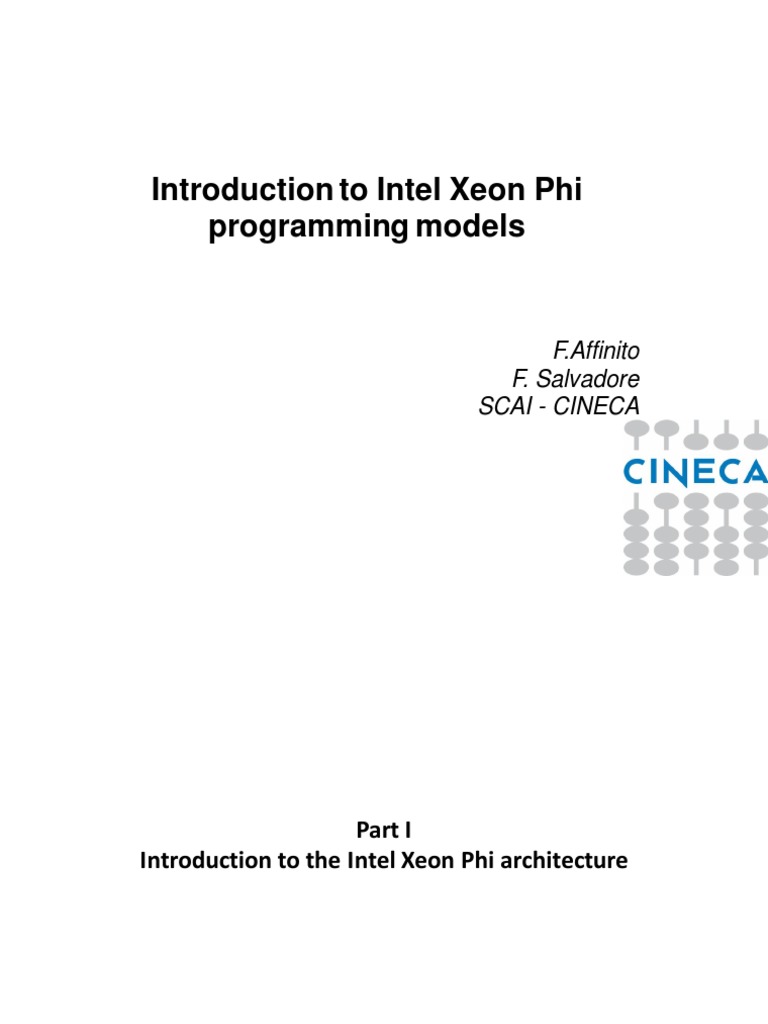 Xeon Phi Complete | PDF | Multi Core Processor | Message Passing Interface