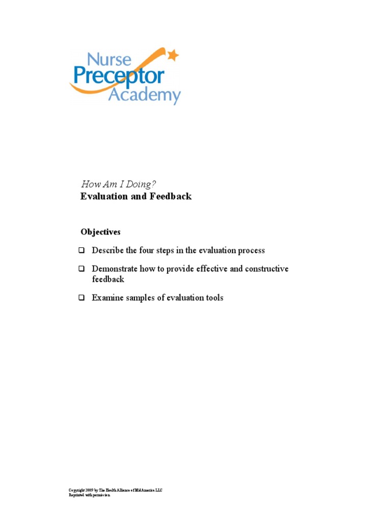 New Nurse Evaluation Form in PDF-3 | PDF | Nursing | Evaluation