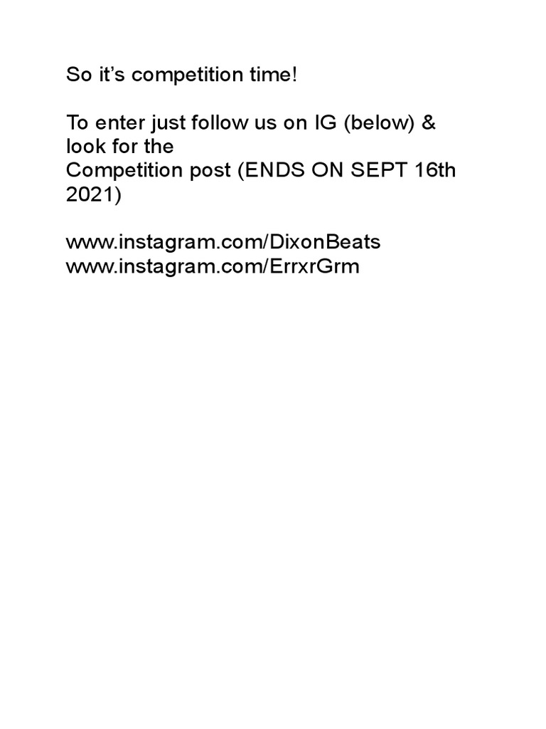 Enter The Competition | PDF