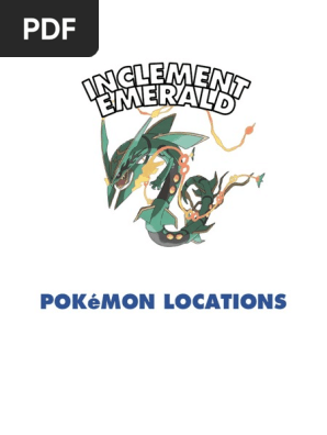Pokemon Emerald Pokemon Locations