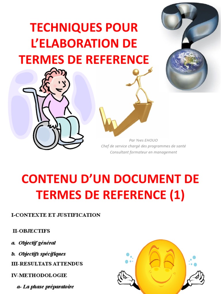 Techniques D'elaboration de Termes de References | PDF | Sciences de la santé