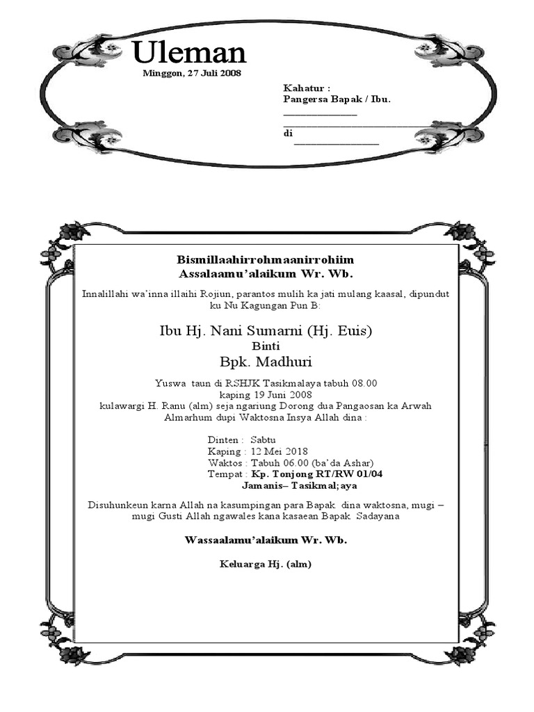 Uleman 40 Dinten | PDF