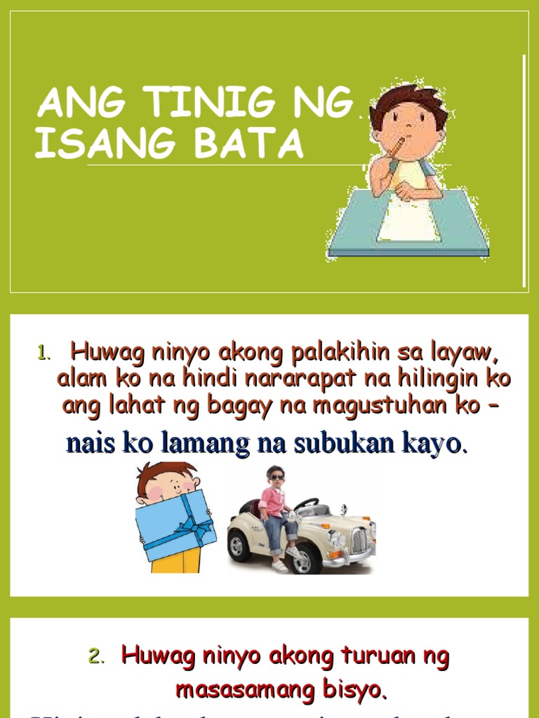 6 Ang Tinig NG Isang Bata | PDF