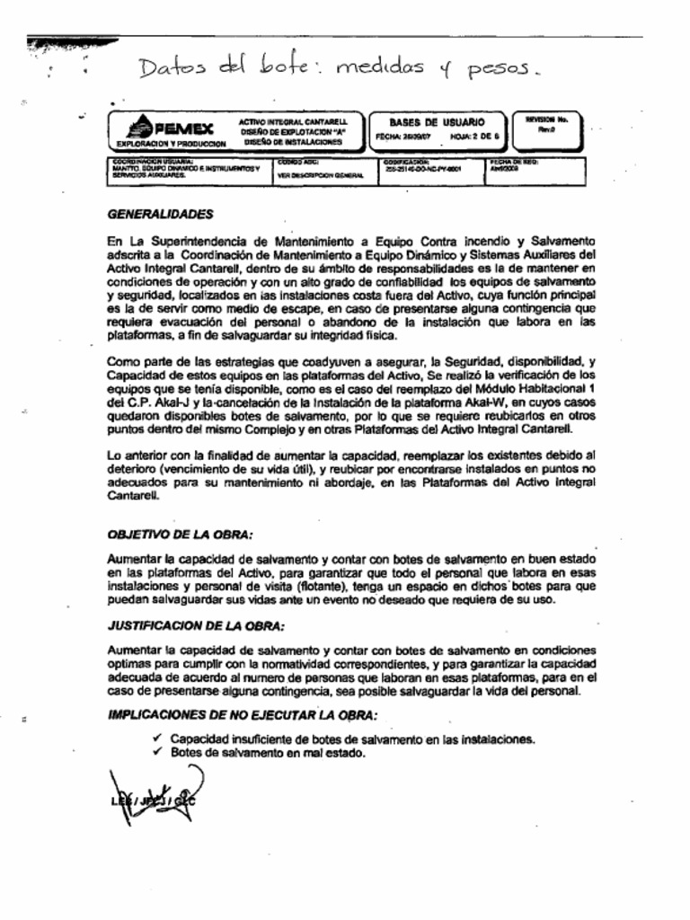 Datos Del Bote Medidas y Pesos | PDF | Science | Ciencia y Tecnología