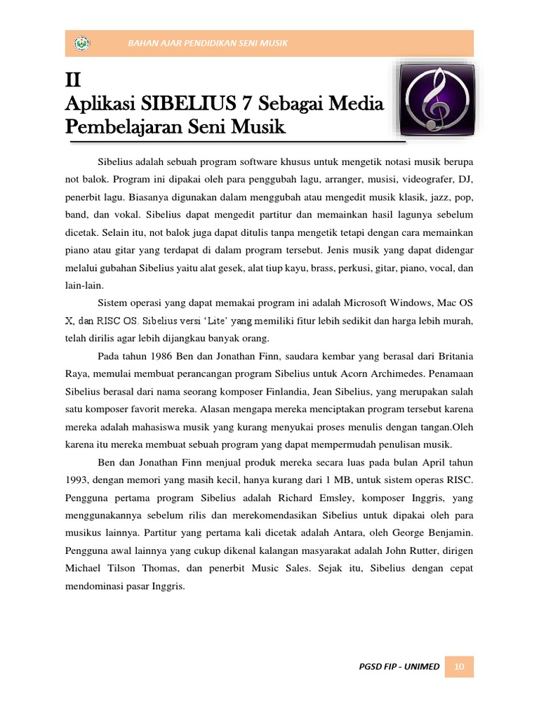 Materi Sibelius 7 | PDF