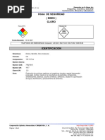 Cloroformo Hoja de Seguridad. | PDF | Cloroformo | Sustancias químicas