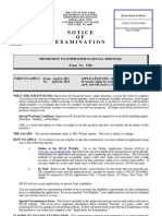 DCAS Exam Schedule 2025 Overview | PDF | Inspector