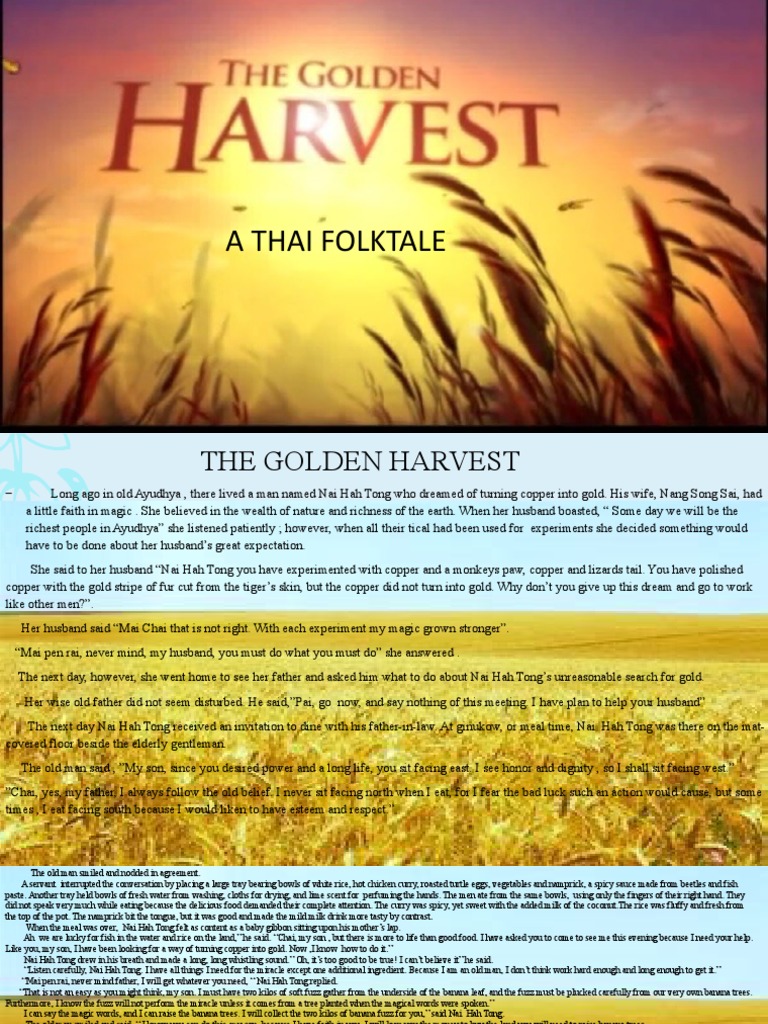 The Golden Harvest | PDF