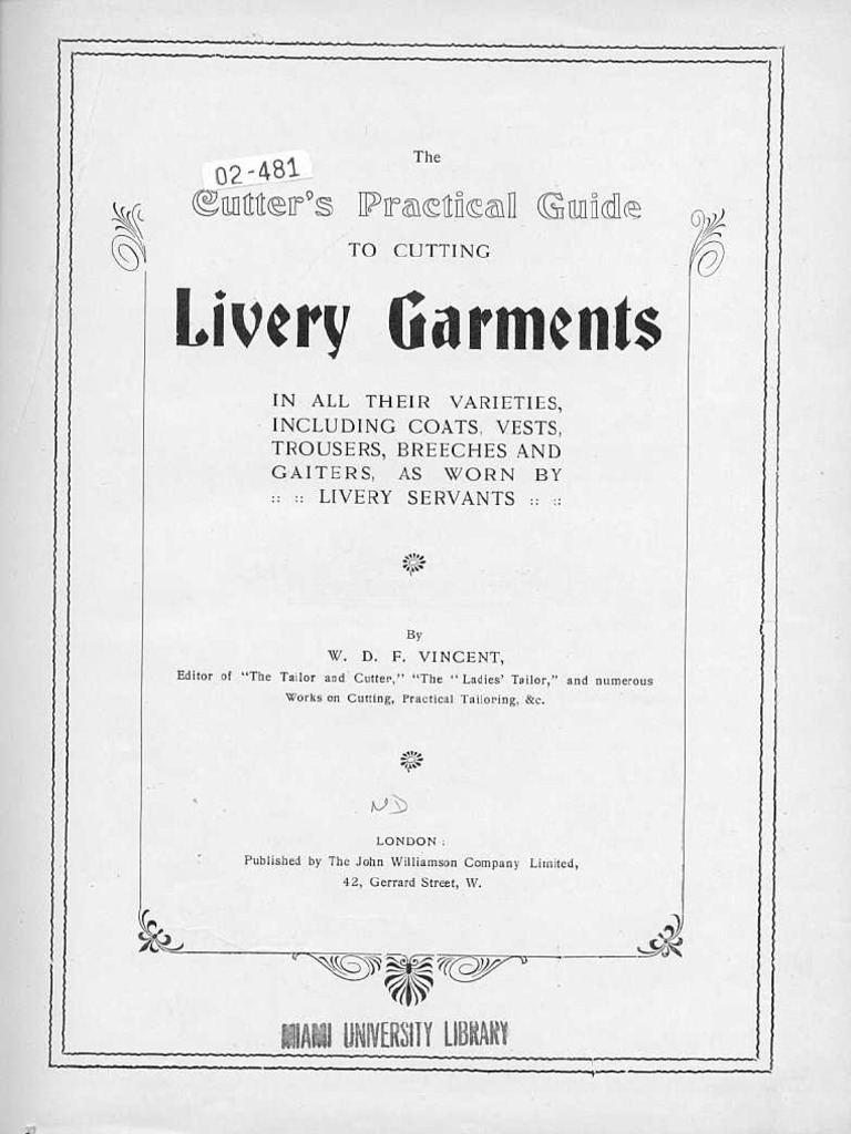 Volume 4 - Livery Garments | PDF