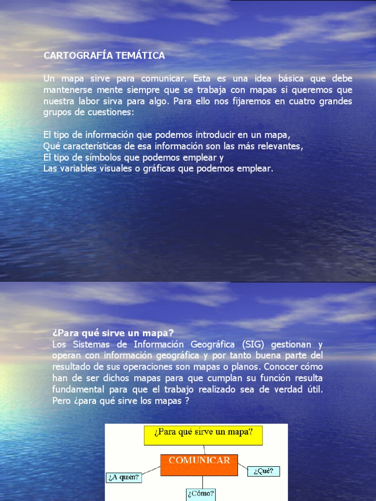 Presentación Cartografia Tematica | PDF | Mapa | Sistema de información ...
