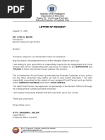 Request Letter For Shuttle Bus | PDF